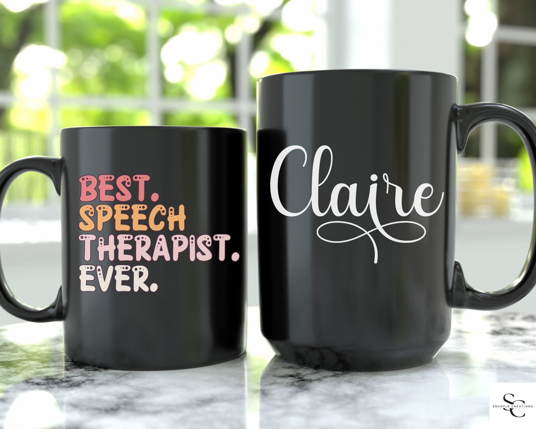 Custom Speech Therapy Mug, Personalized Speech Therapy Gifts, Custom ...