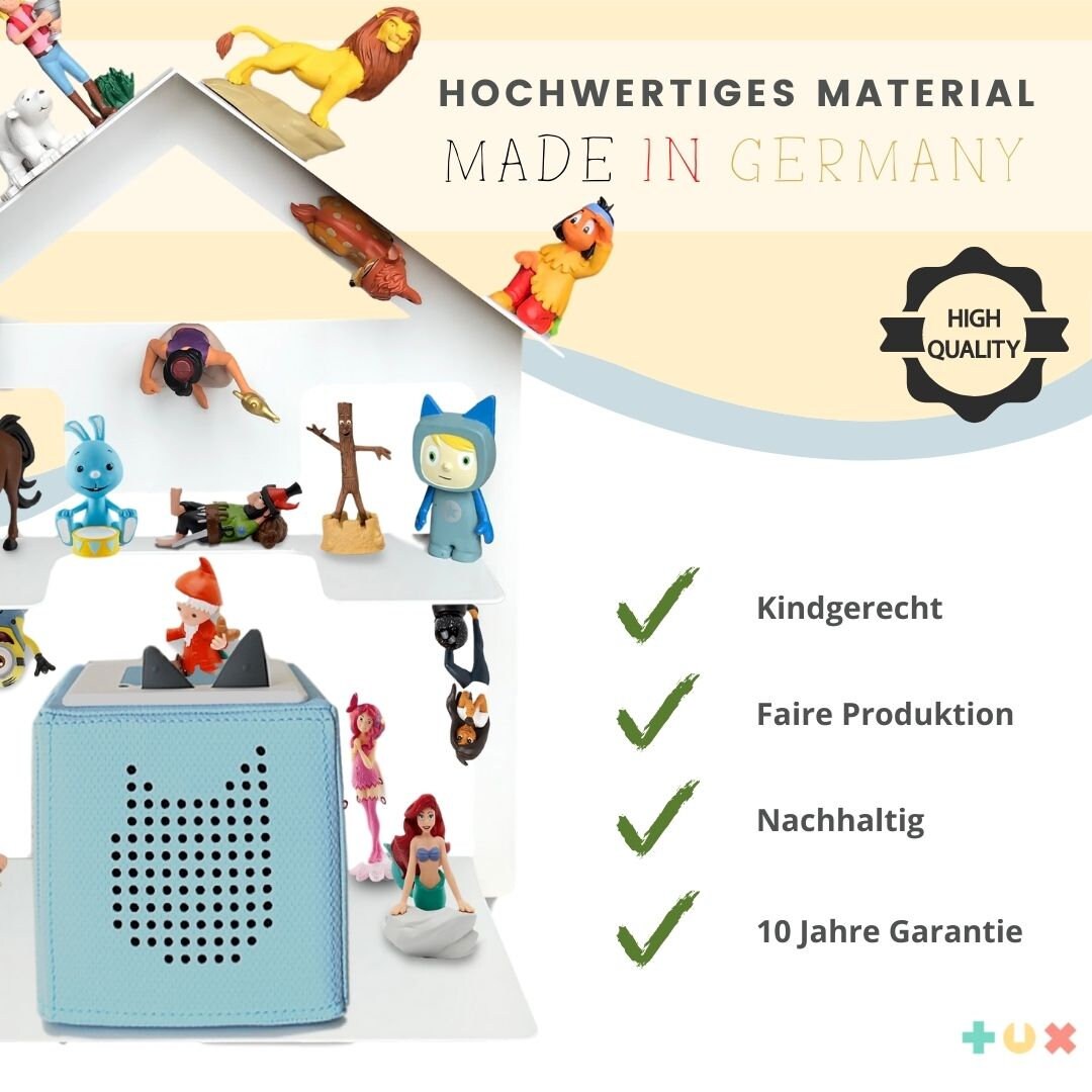 TUX Shelf House for 42 Tonies and Toniebox Magnetic Wall - Etsy