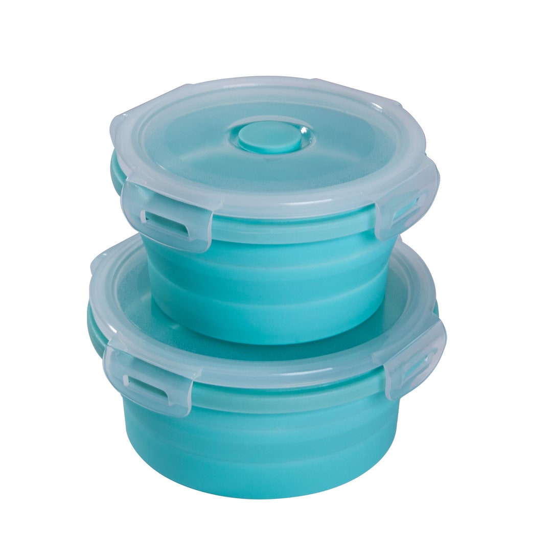 Mixcover Foldable Food Storage Containers Set With Lid Made of Silicone ...