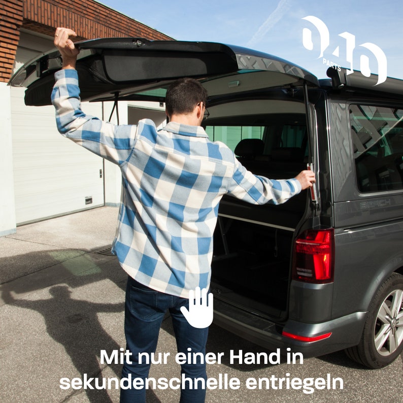 040parts Tailgate Opener WIDE Compatible for VW T5, T6, T7 Transporter ...