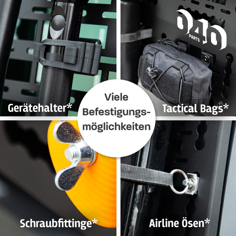 040 Parts Molle Board for VW T5 T6 T6.1 California Universal Device ...