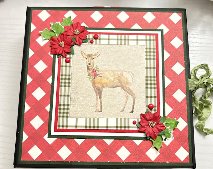 Handmade Christmas Scrapbook Album, Winter Wonderland Interactive ...