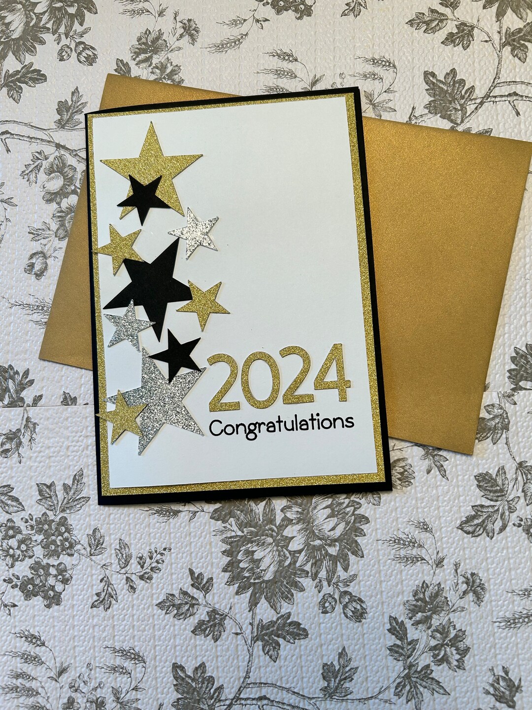 Elegant Star-studded Graduation Card reach for the Stars Graduation ...