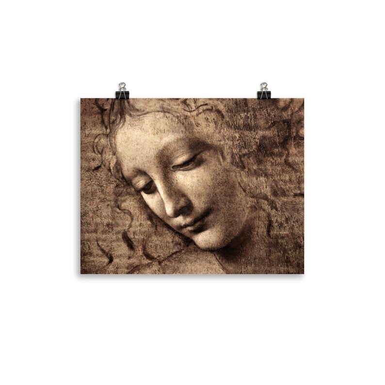 Leonardo Da Vinci's La Scapigliata circa 15061508 - Etsy