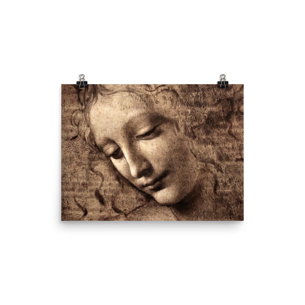 Leonardo Da Vinci's La Scapigliata circa 15061508 - Etsy