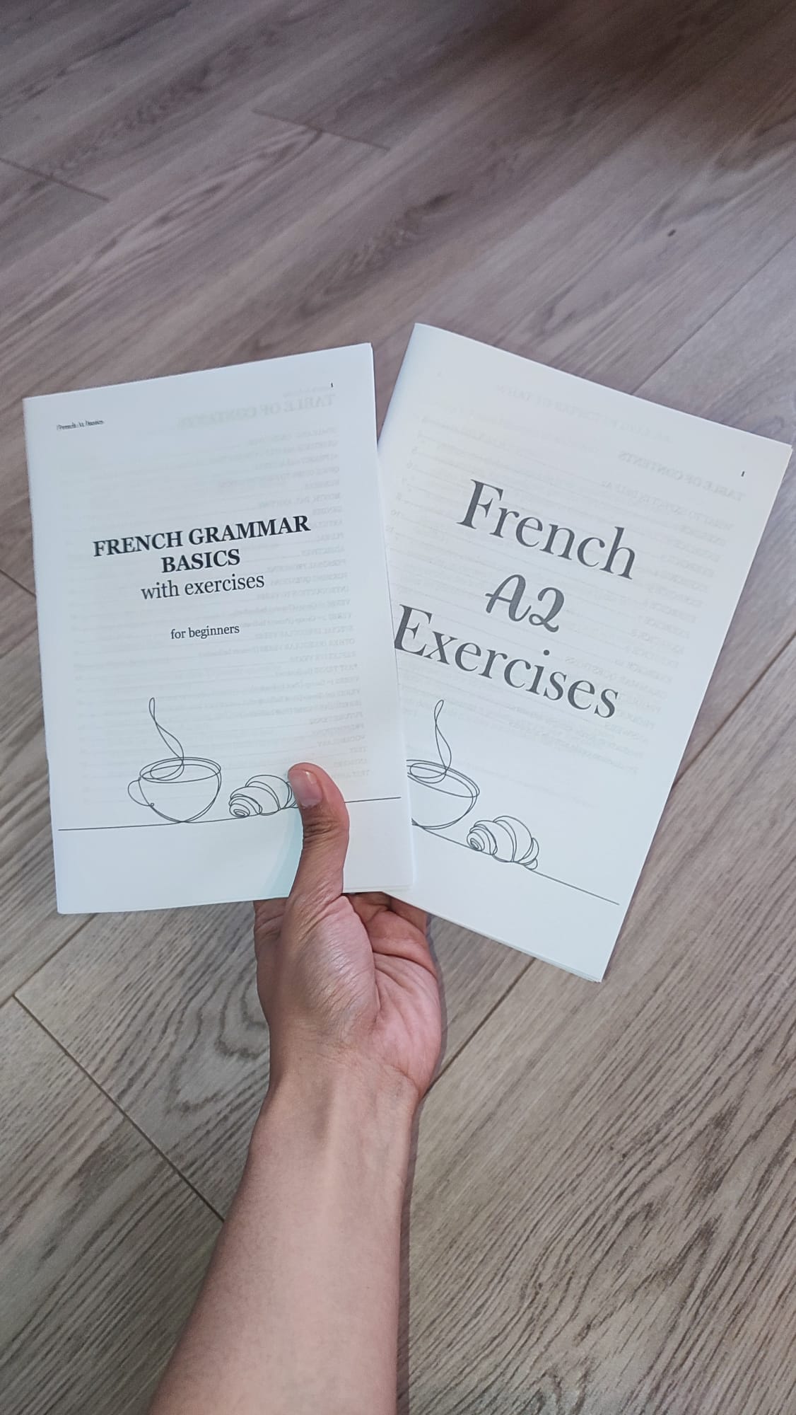 BOOKLET SET French A1-A2 Grammar Booklet and DELF A2 Booklet physical ...
