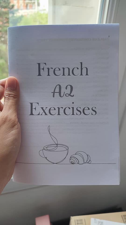 BOOKLET SET French A1-A2 Grammar Booklet and DELF A2 Booklet physical ...