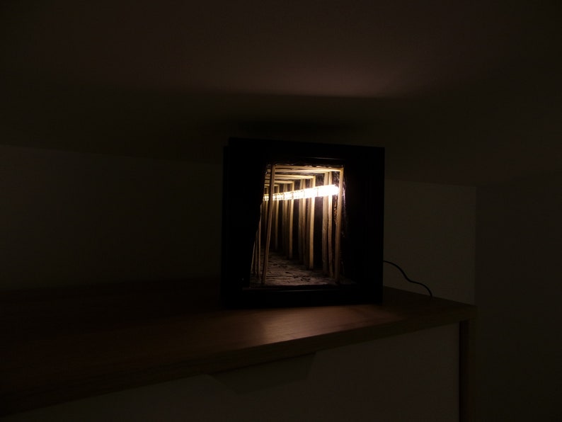 Mineshaft 3D Infinity Mirror - Etsy