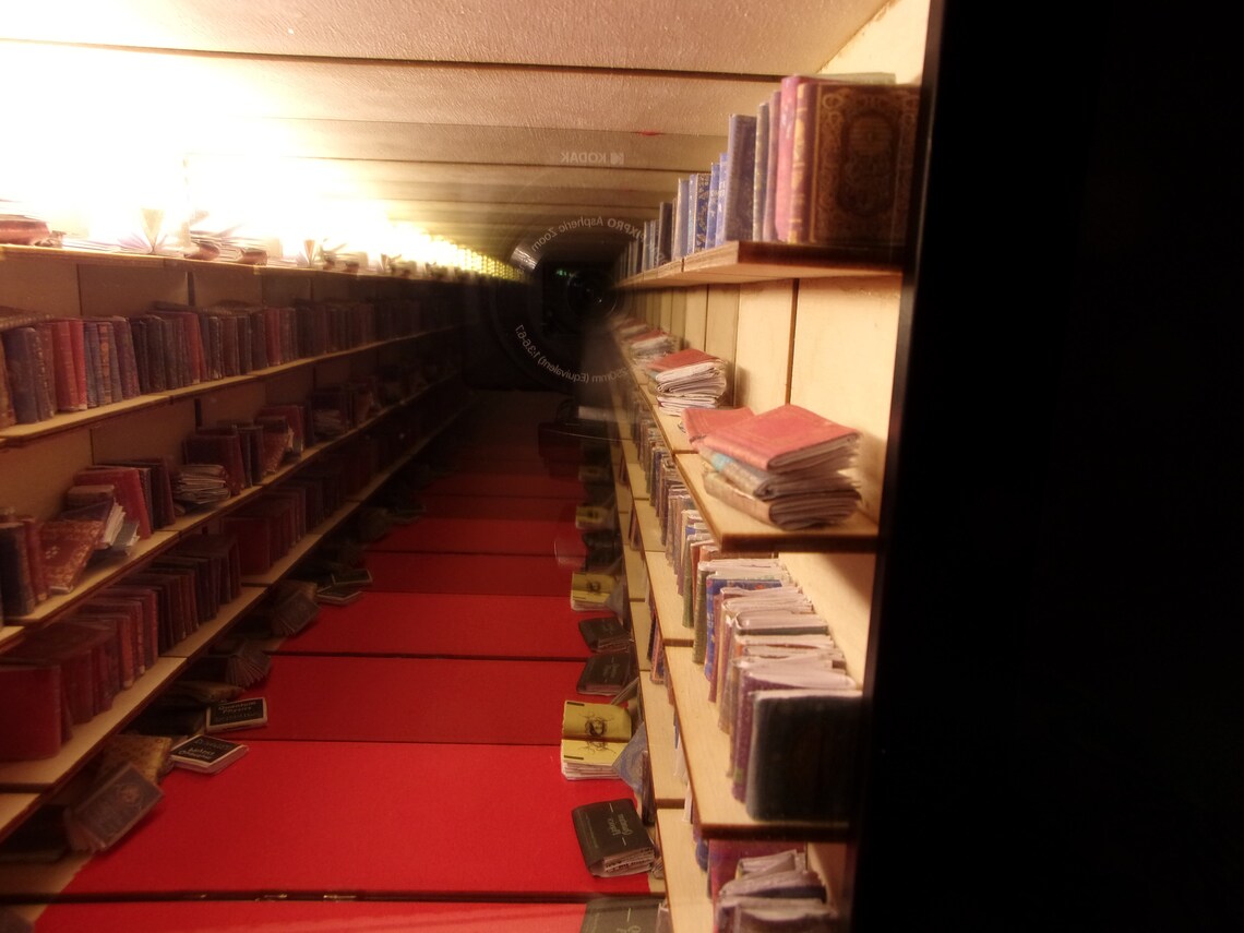 Library 3D Infinity Mirror - Etsy