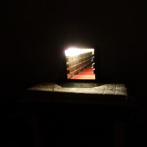 Library 3D Infinity Mirror - Etsy