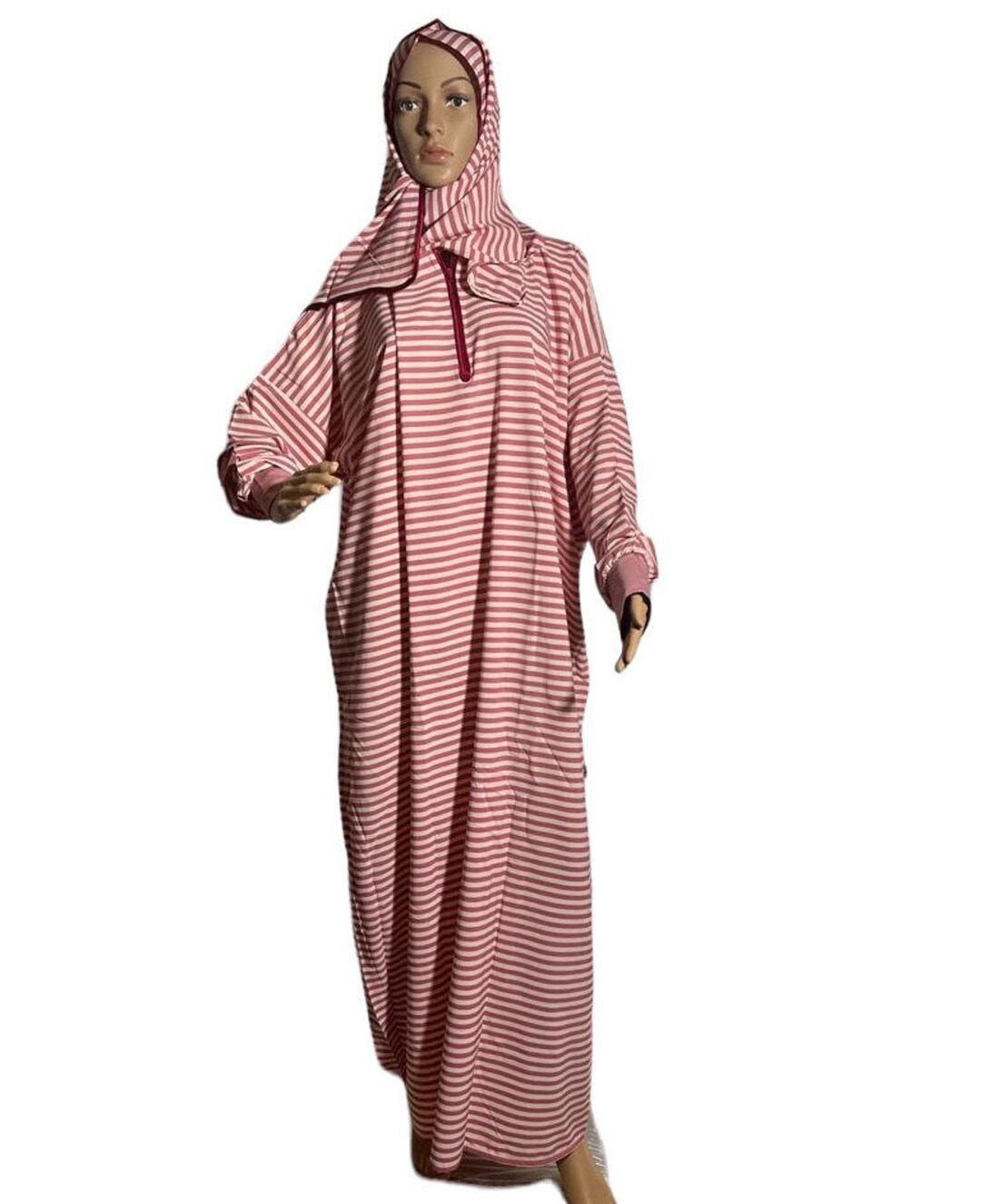 Bonballoon Muslim Islam Prayer Kaftan Dress Galabeya Isdal Kaftan ...