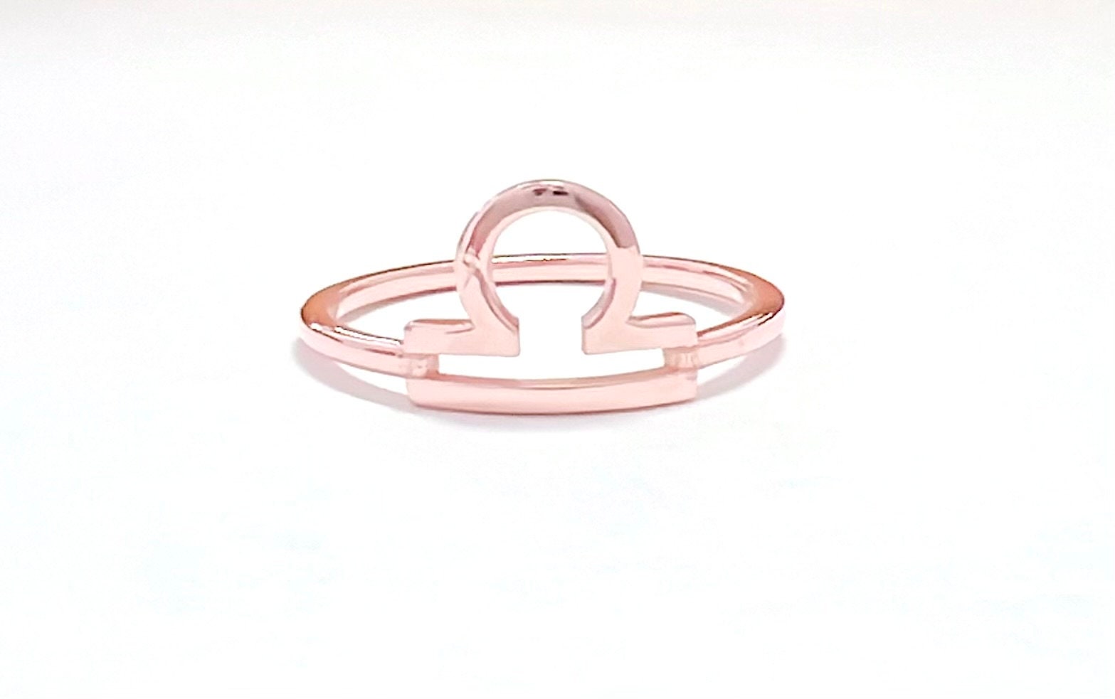 14K Solid Gold Zodiac Sign Ring, Libra Ring, Star Signs Ring, Birth ...