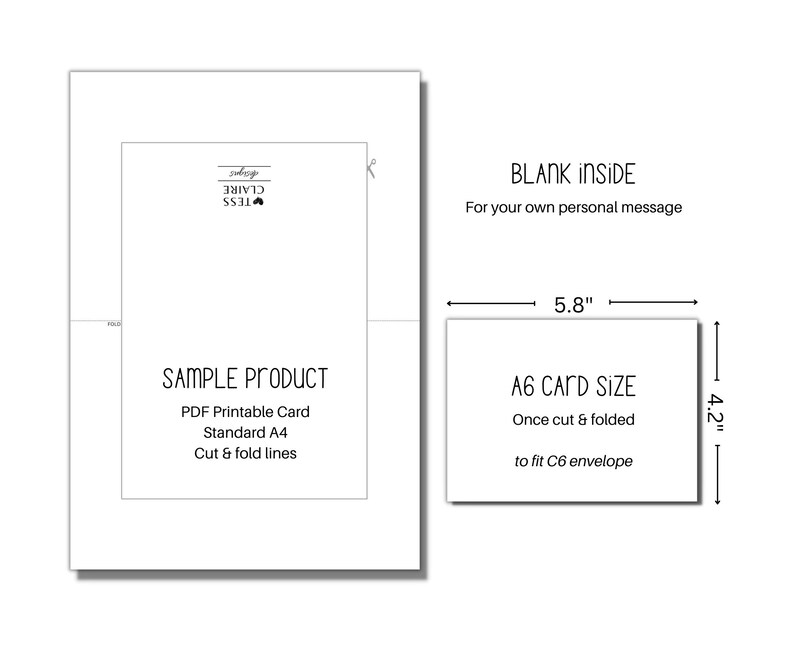 PRINTABLE Farewell Card Good Luck Card Australian Goodbye - Etsy