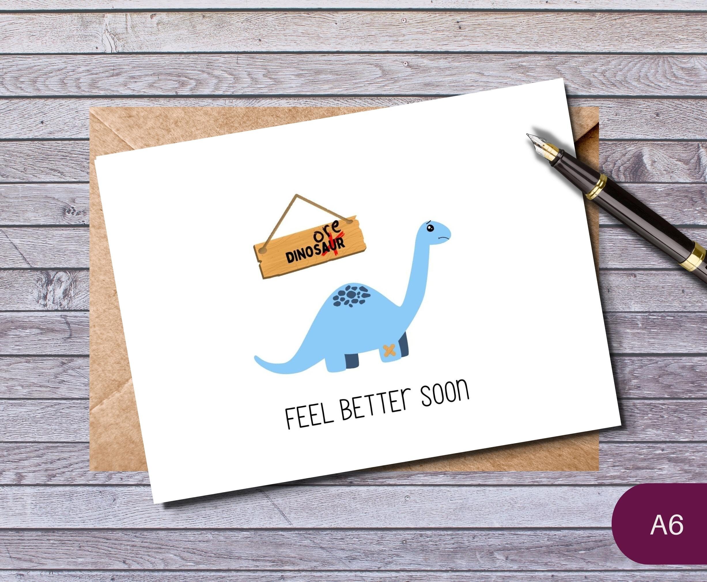 PRINTABLE Get Well Soon Card, Feel Better Card, Thinking of You Card ...