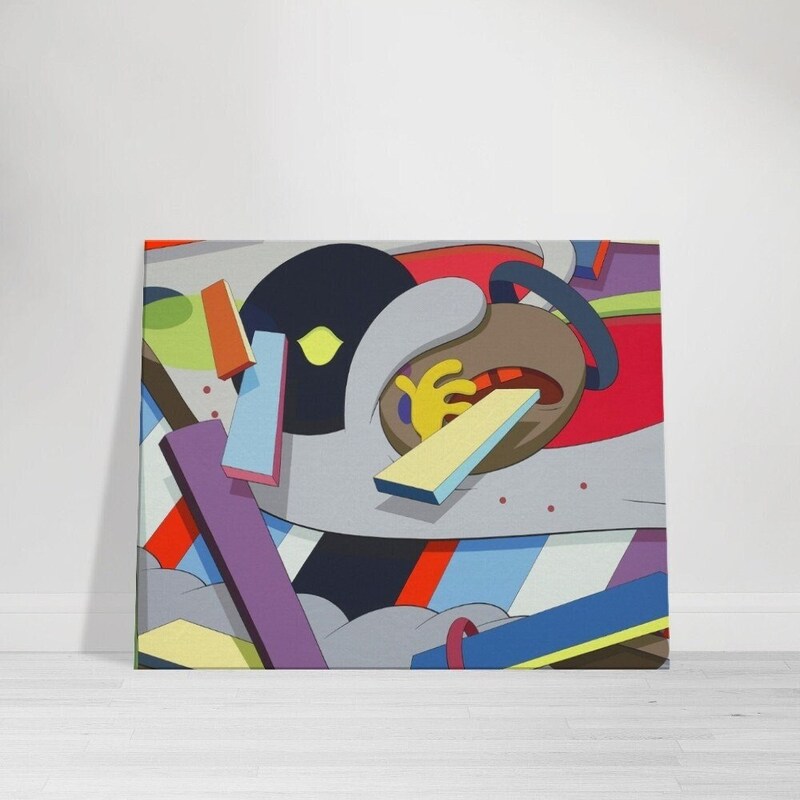 Kaws Bedroom Wall Art - Etsy