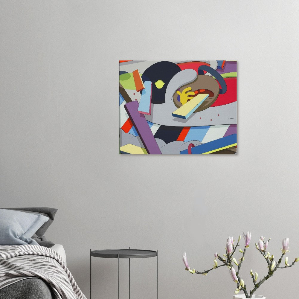 Rare Kaws Canvas Wall Art / Exclusive Kaws Canvas / Urban Street Art ...