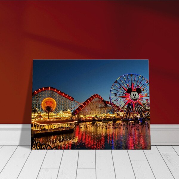 Canvas Ferris Wheel Wall Art - Etsy