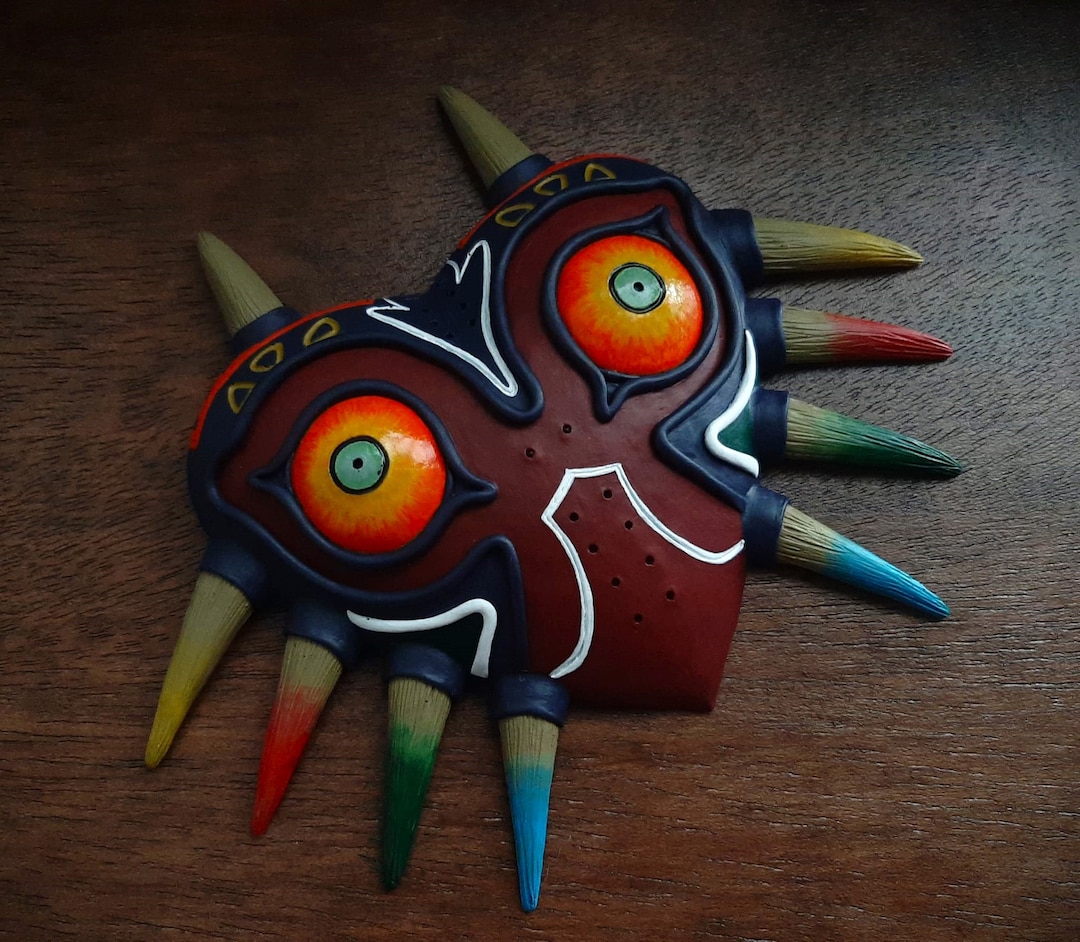 Majora's Mask, Legend of Zelda, Handmade Majora Mask, Zelda Resin ...