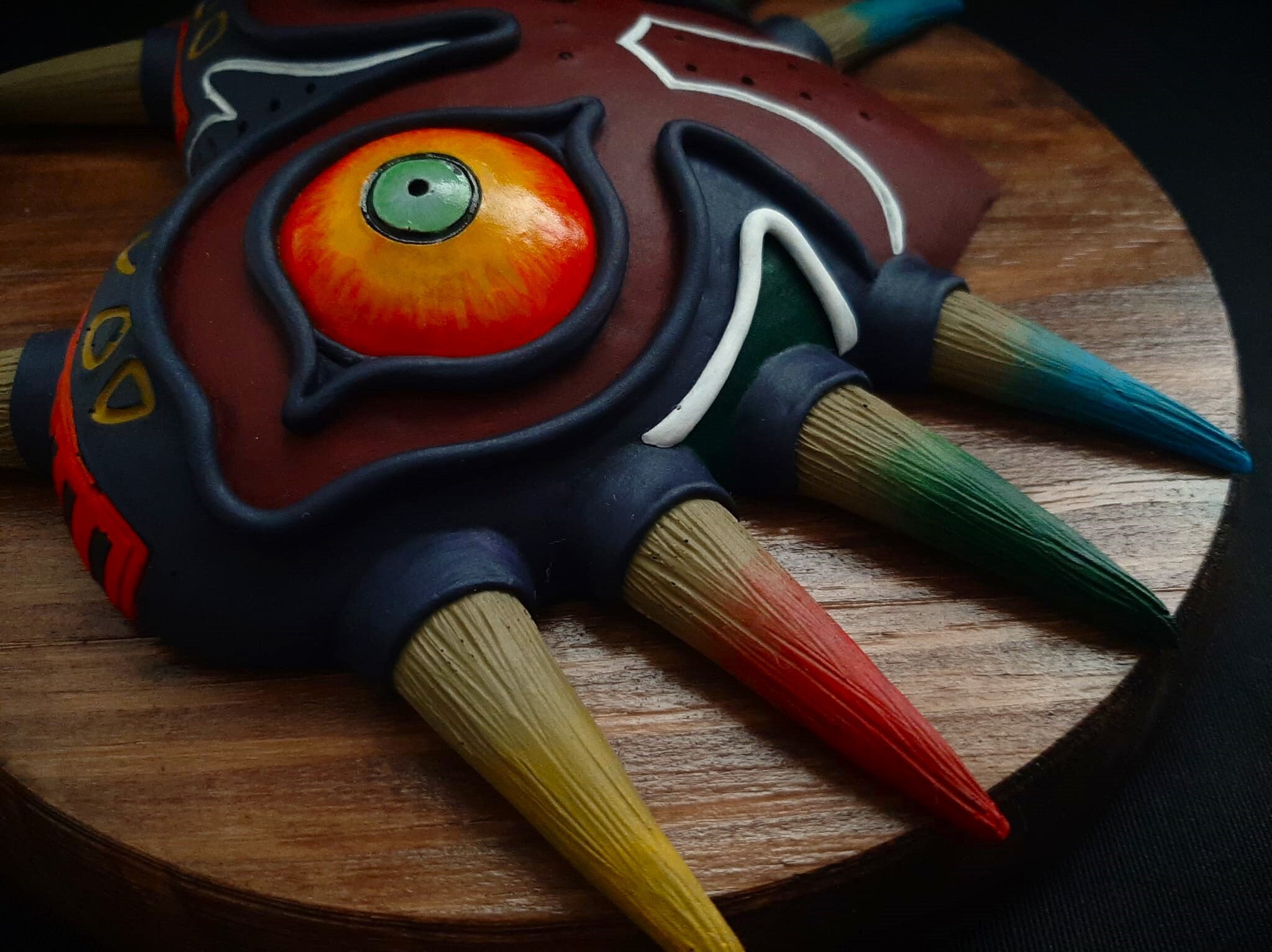 Majora's Mask, Legend of Zelda, Handmade Majora Mask, Zelda Resin ...