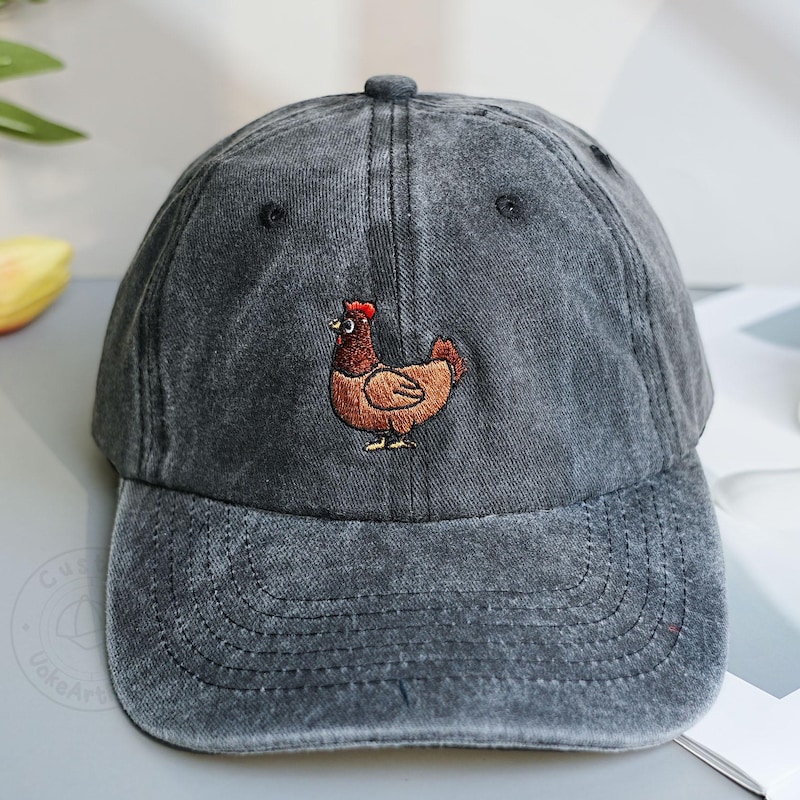 Embroidered Chicken - Etsy