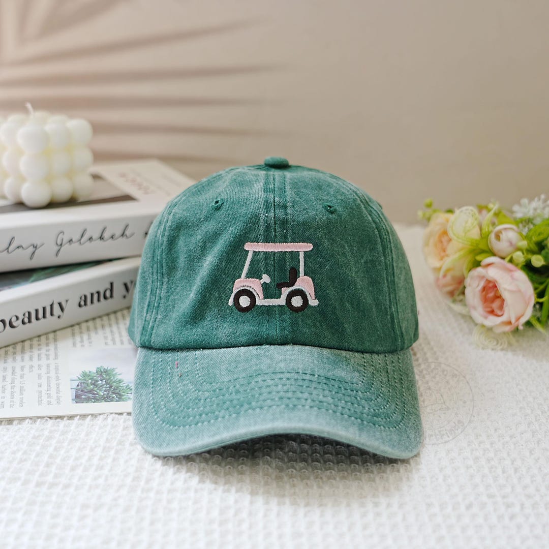 Custom Embroidered Golf Cart Hats, Vintage Golf Baseball Hats, Creative ...
