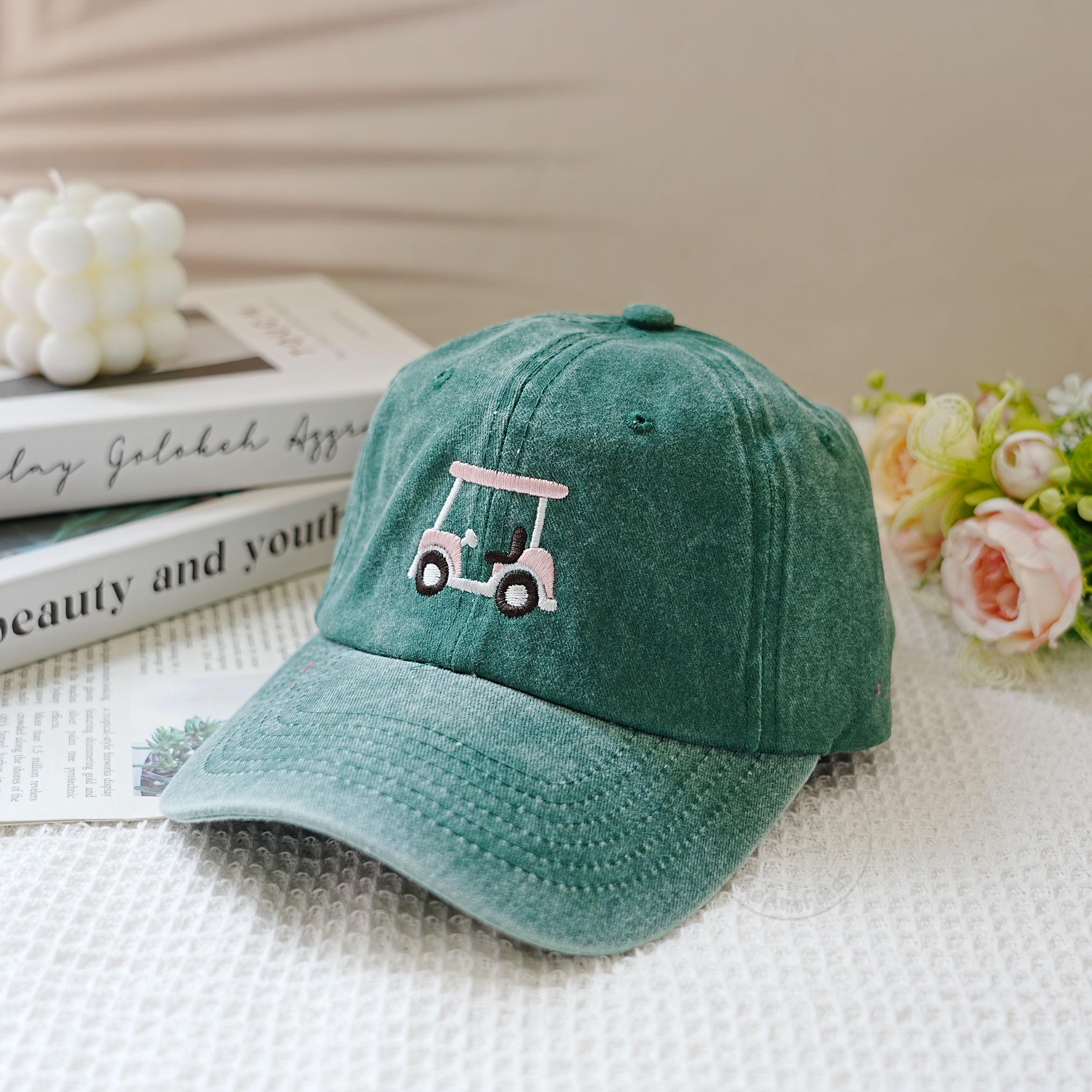 Custom Embroidered Golf Cart Hats, Vintage Golf Baseball Hats, Creative ...