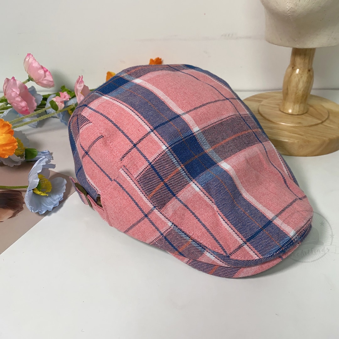 7 Color Classic Plaid Flat Caps, Traditional Ivy Caps for Men and Women ...