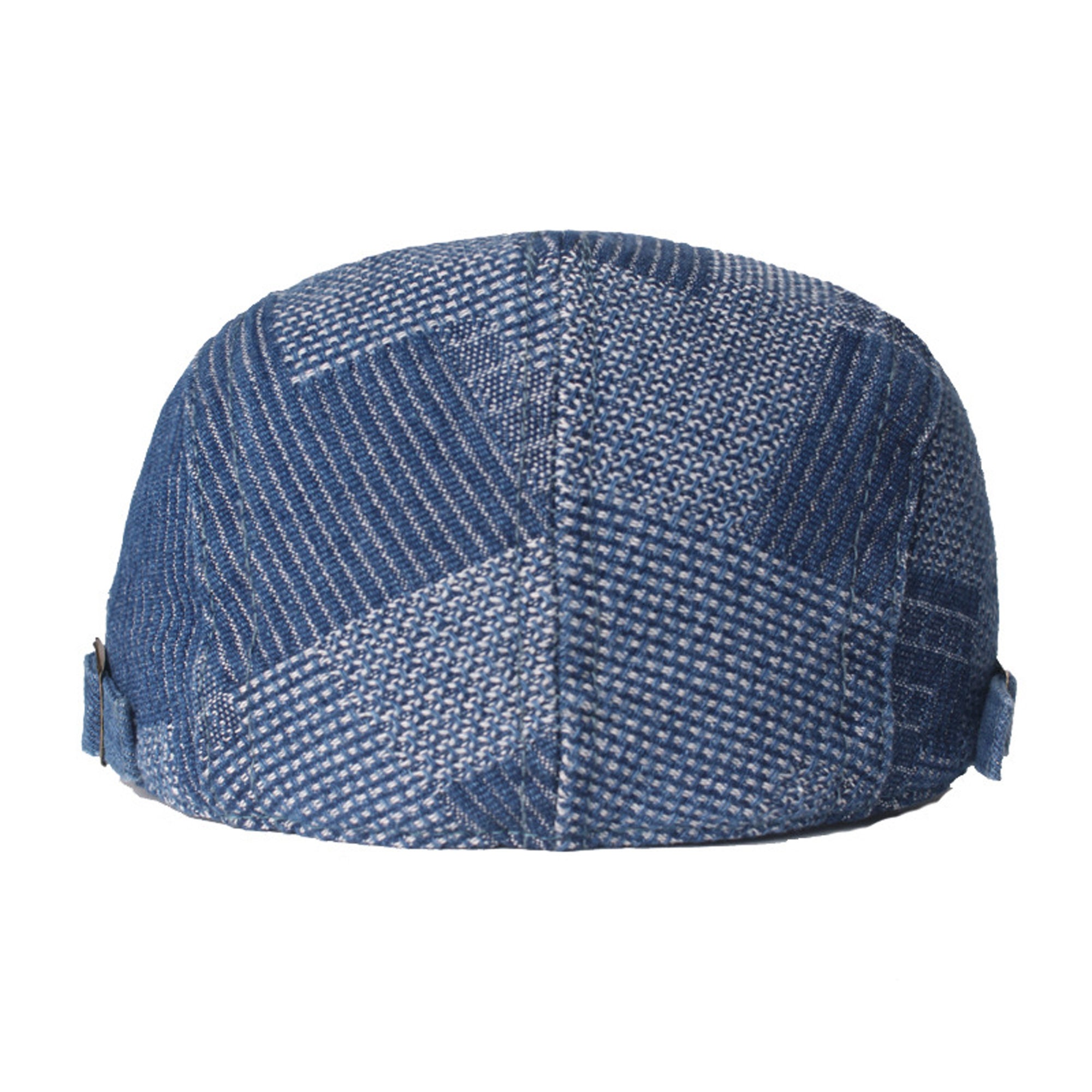 Vintage Denim Flat Caps, Fashion Baker Boy Caps for Men, Unisex Beret ...