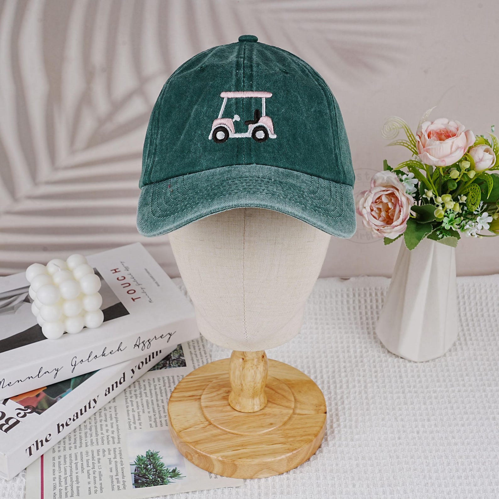 Custom Embroidered Golf Cart Hats, Vintage Golf Baseball Hats, Creative ...