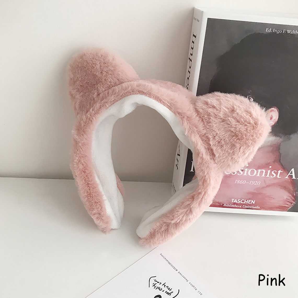 Kawaii Cat Design Plush Headband, Cute Animals Ear Hairband, Girlish ...