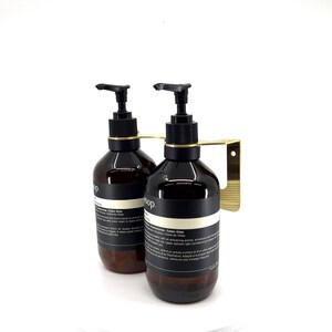 Brass Double Wall Bracket for Soap Dispensers to Suit Aesop - Etsy UK