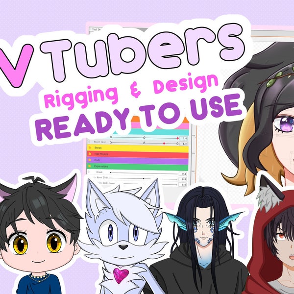 Vtuber Model Base - Etsy