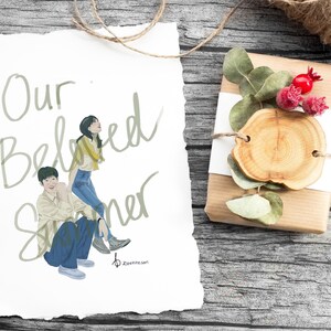 Choi Woo Shik, Kim Da Mi Kdrama Our Beloved Summer Printable Wall Art ...