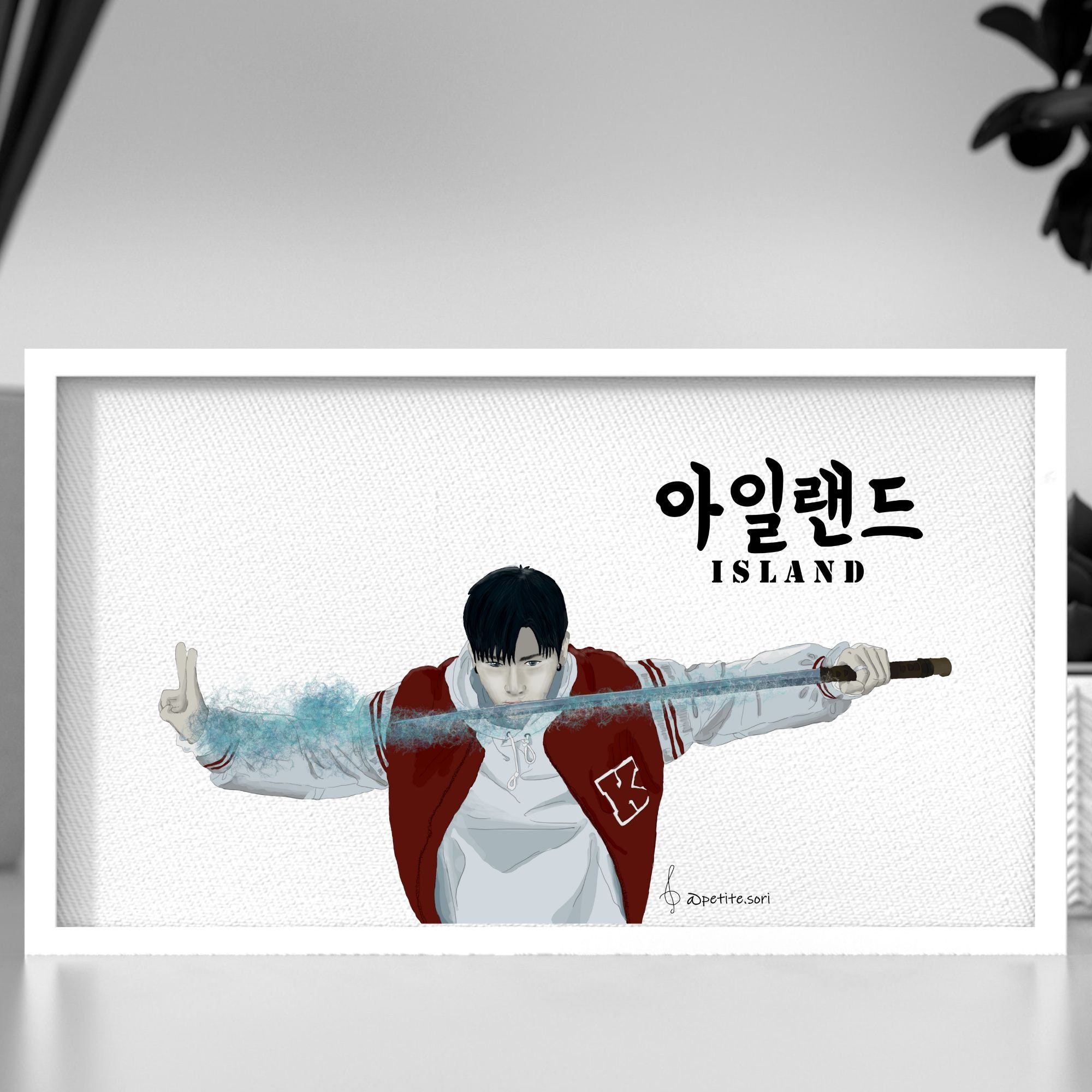 Kdrama Island Priest Johan cha Eun Woo Printable Wall Art Poster ...