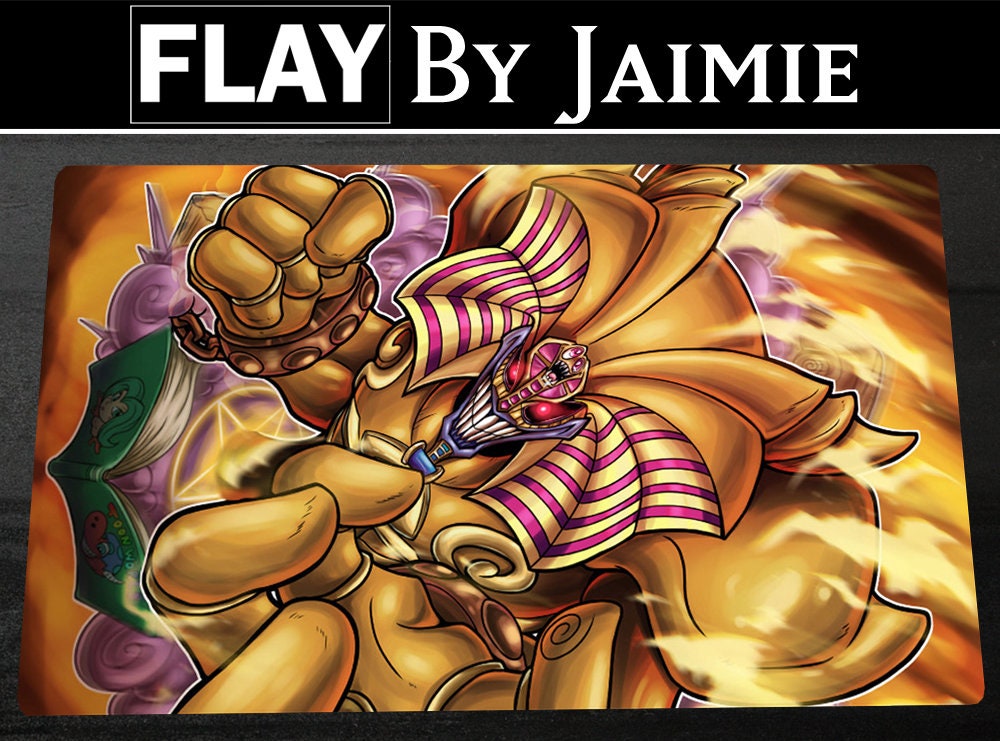 YGO Playmat Toon Exodia With Free Carry Bag | Premium Fabric Custom ...