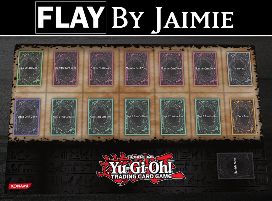 YGO Playmat Classic Retro Old-school Design With Free Carry Bag ...