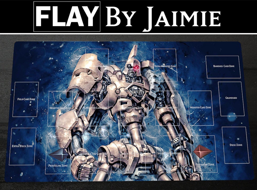YGO Playmat Ancient Gear Golem With Free Carry Bag | Premium Fabric ...