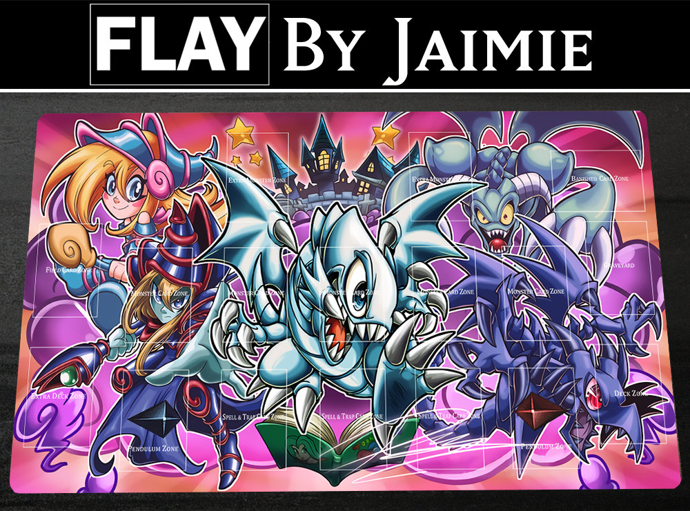 YGO Playmat Toons With Free Carry Bag Premium Fabric Custom Duel TCG ...