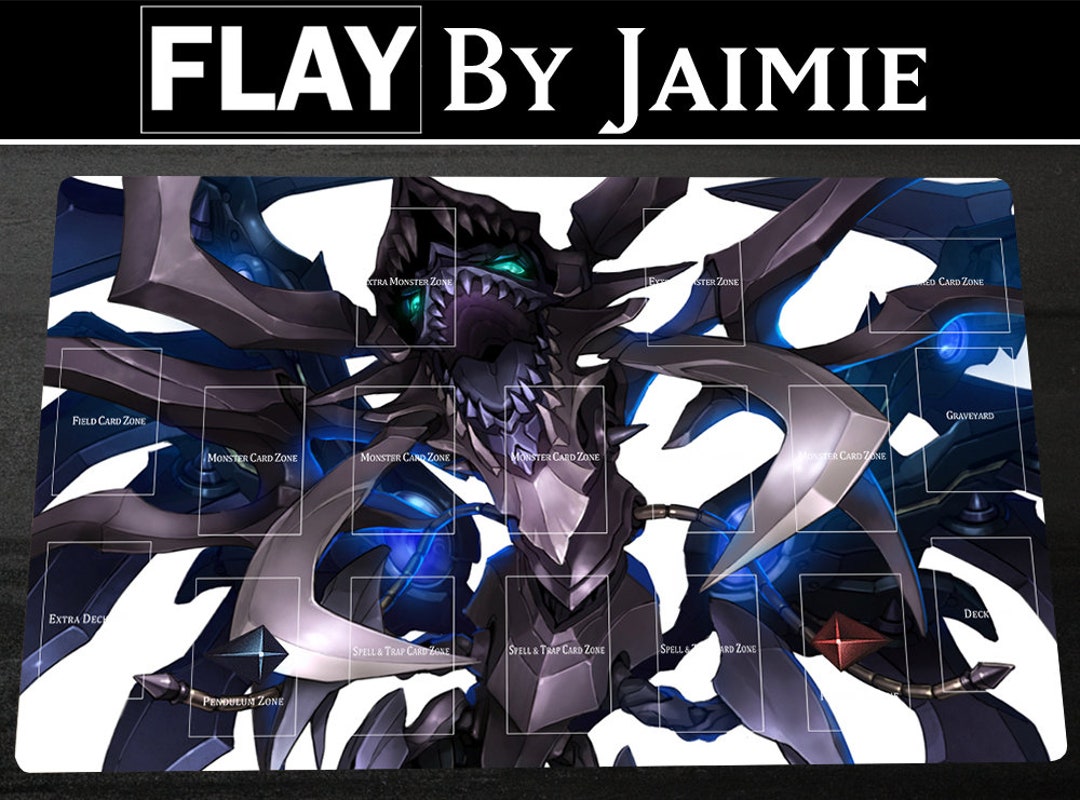 YGO Playmat Cyberdark Dragon With Free Carry Bag | Premium Fabric ...