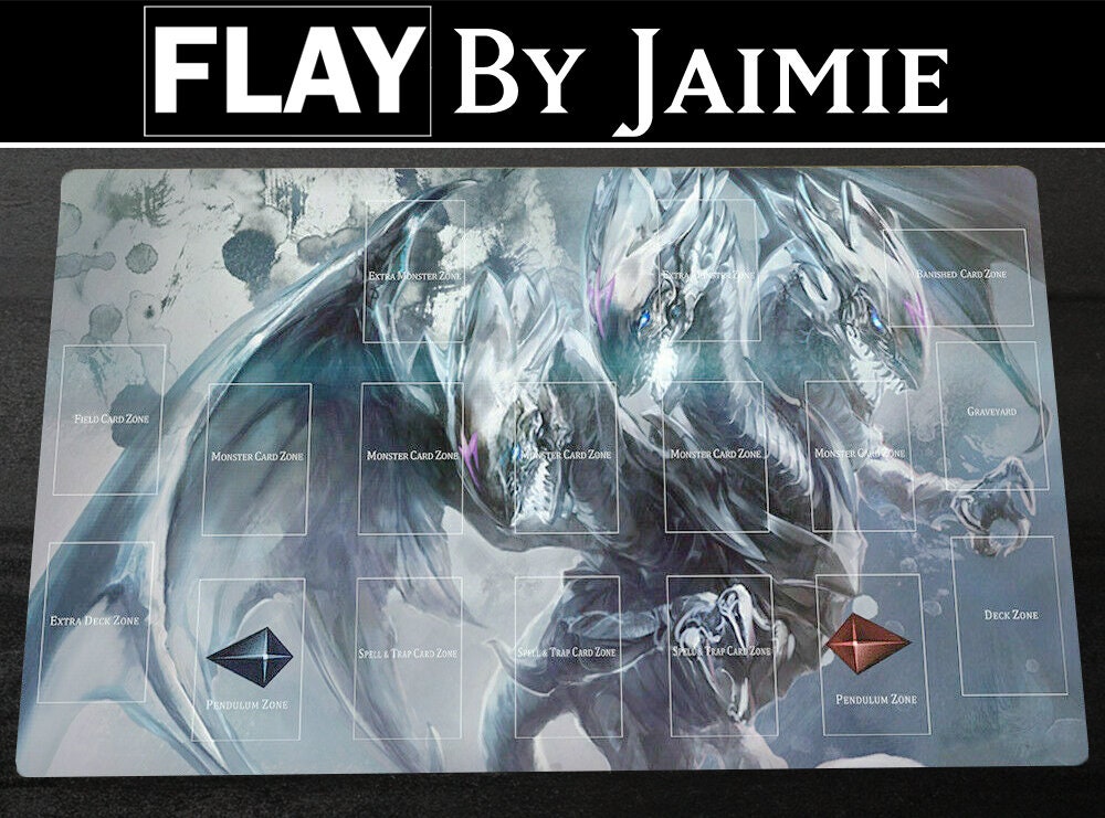 YGO Playmat Blue-eyes Ultimate Dragon With Free Carry Bag Premium ...