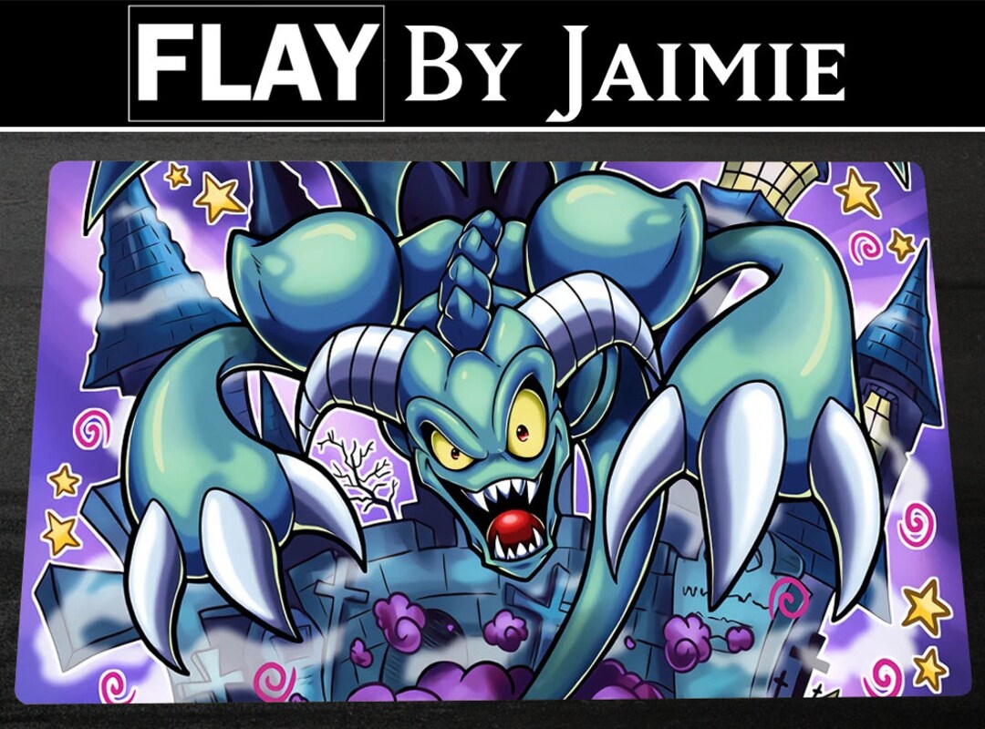 YGO Playmat Toon Summoned Skull With Free Carry Bag | Premium Fabric ...