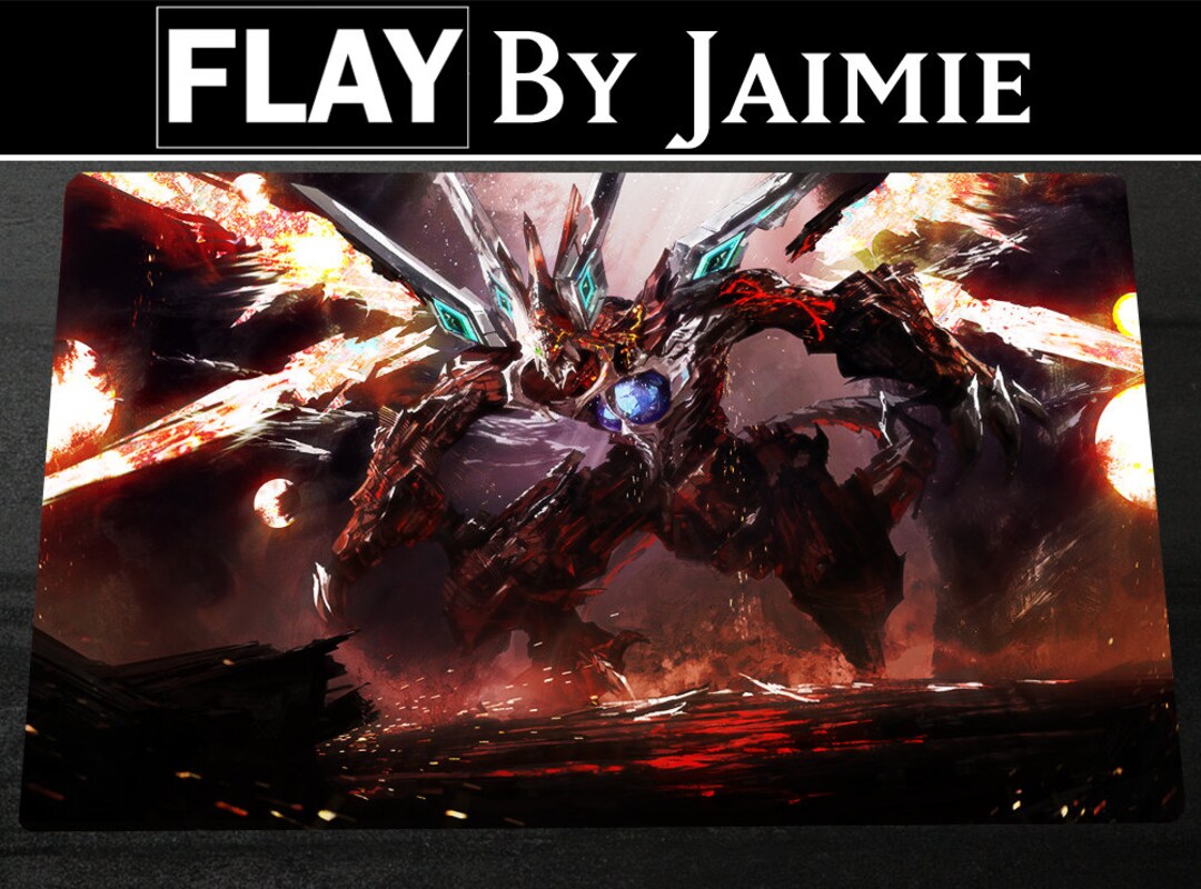 YGO Playmat Odd-eyes Raging Dragon With Free Carry Bag | Premium Fabric ...