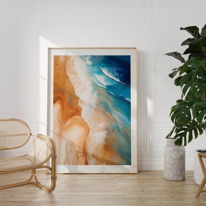 Abstract Beach Art - Etsy