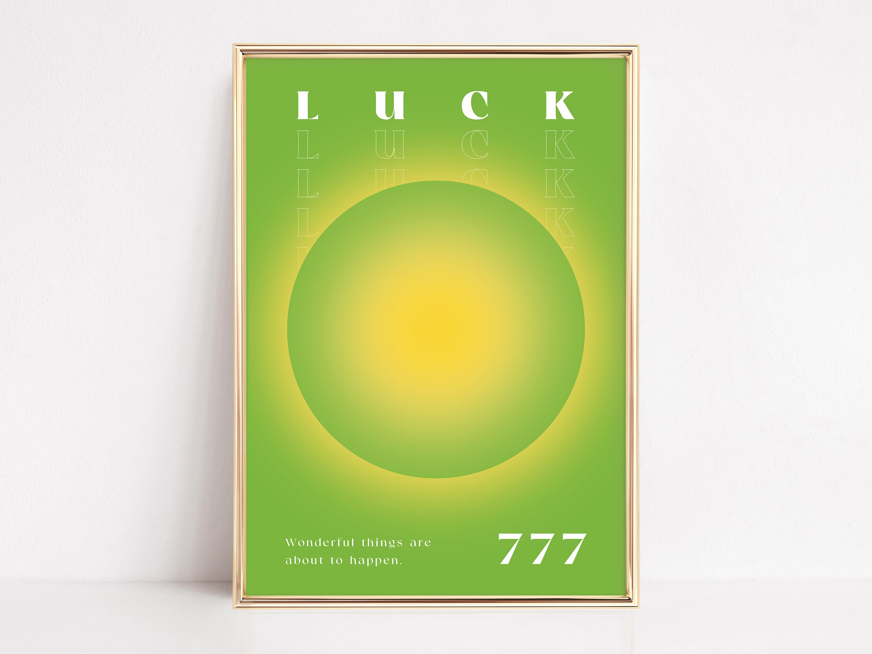 777 Luck Angel Number, Aura Posters, Gradient Aura, Manifestation ...
