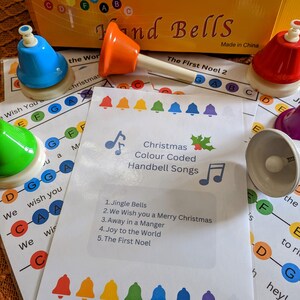 6 Christmas Songs for Handbells or Deskbells - Etsy