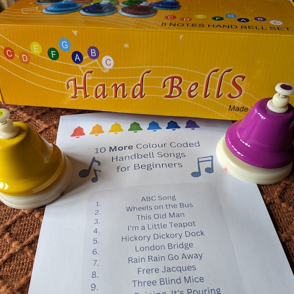 Christmas Handbell Sheet Music Digital Download PDF - Etsy Canada