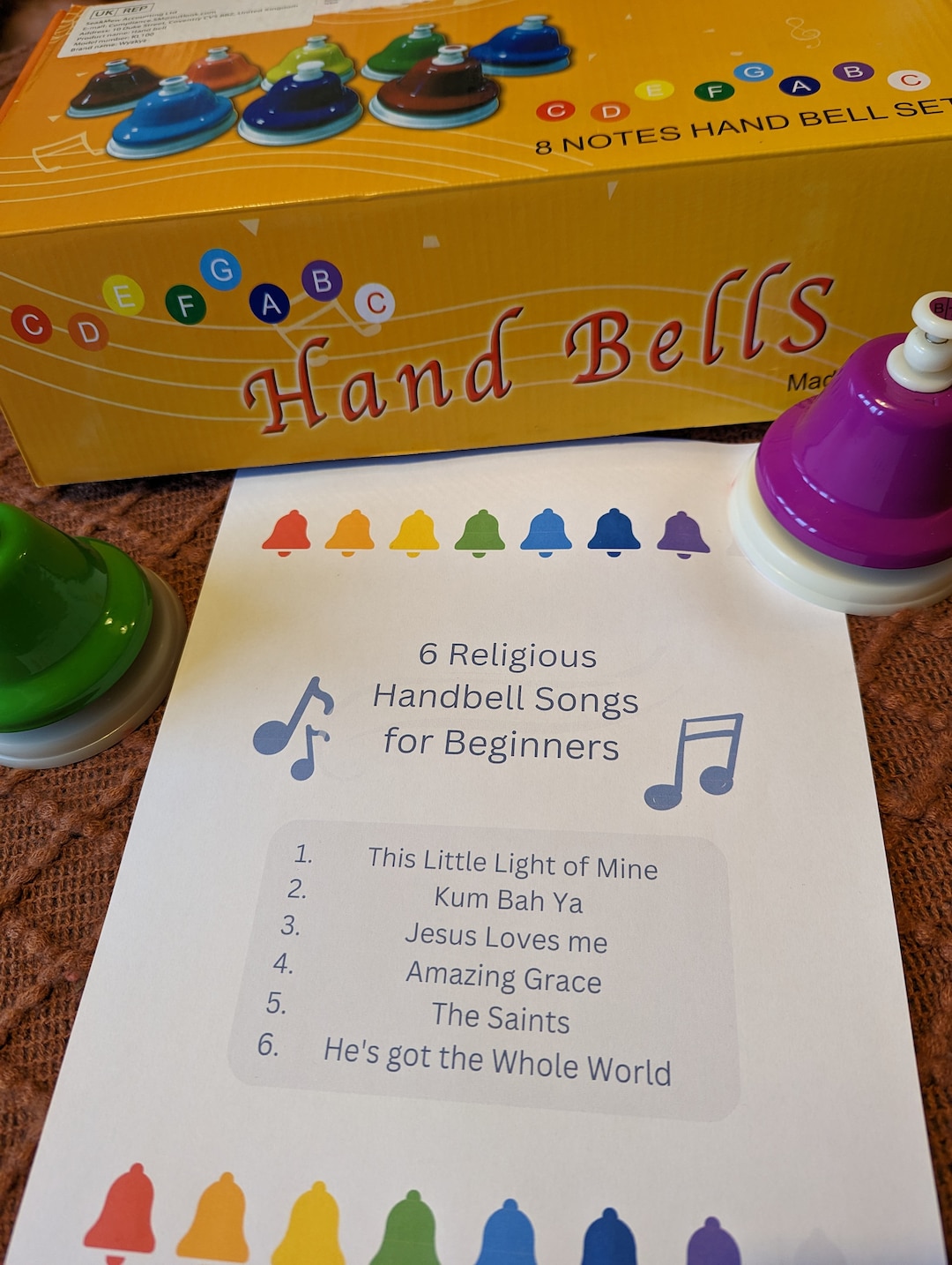 6 Religious Handbell Songs - Etsy