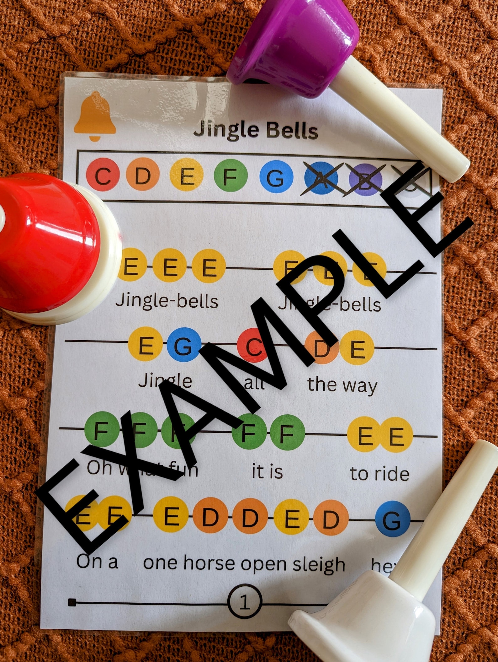 6 Christmas Songs for Handbells or Deskbells - Etsy