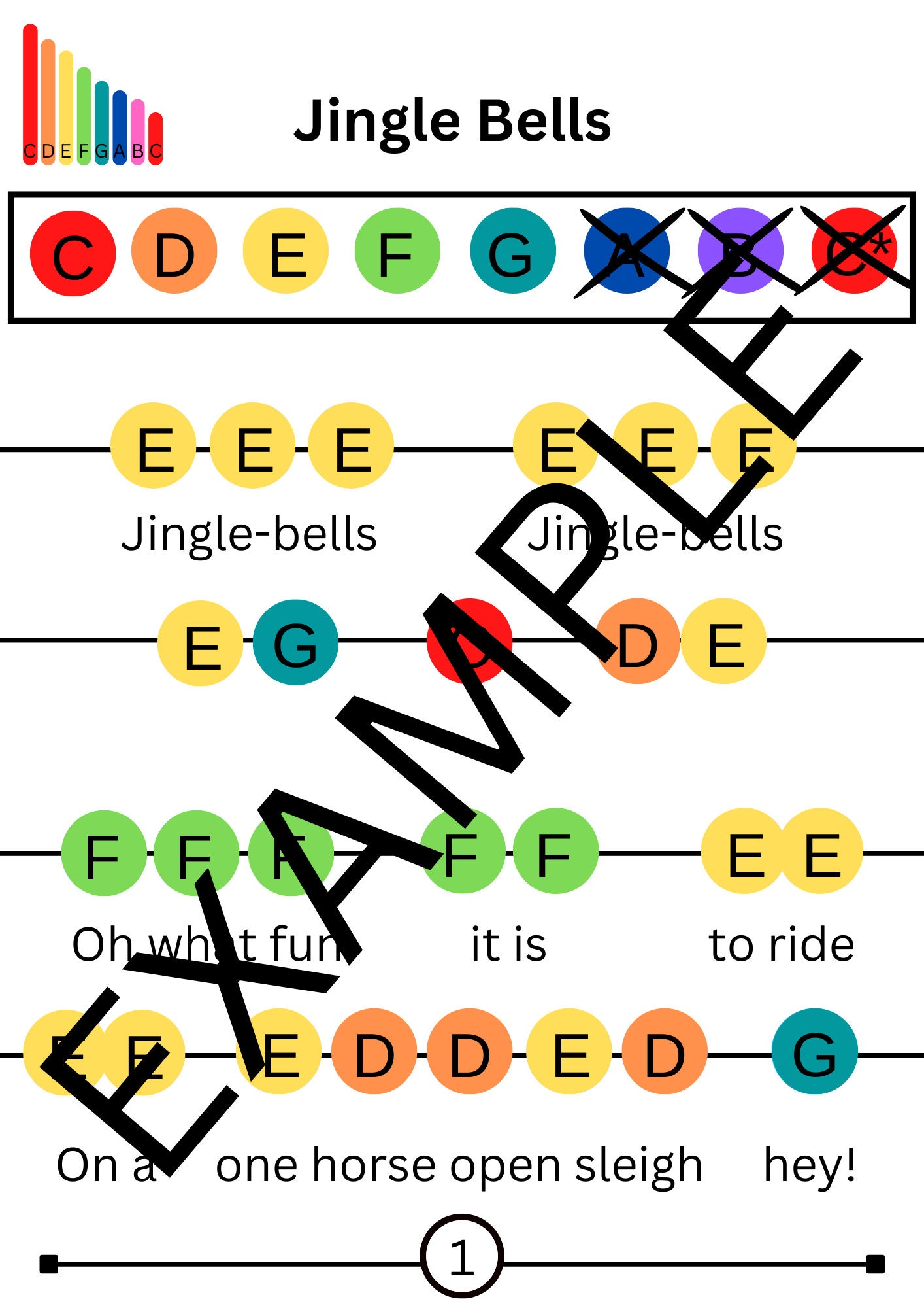 6 Christmas Songs for Boomwhackers - Etsy