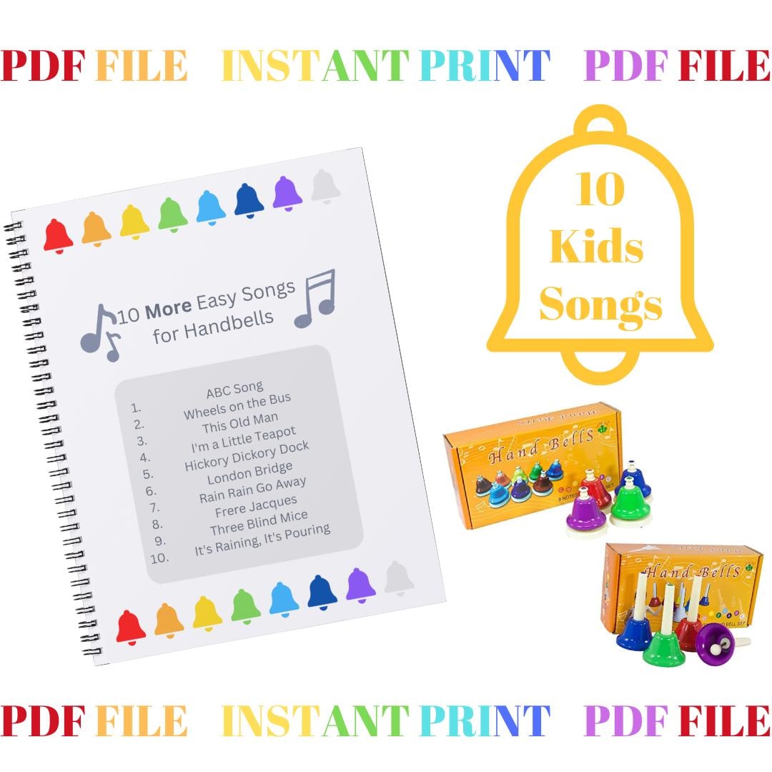 10 Colour Coded Handbell Songs - Etsy